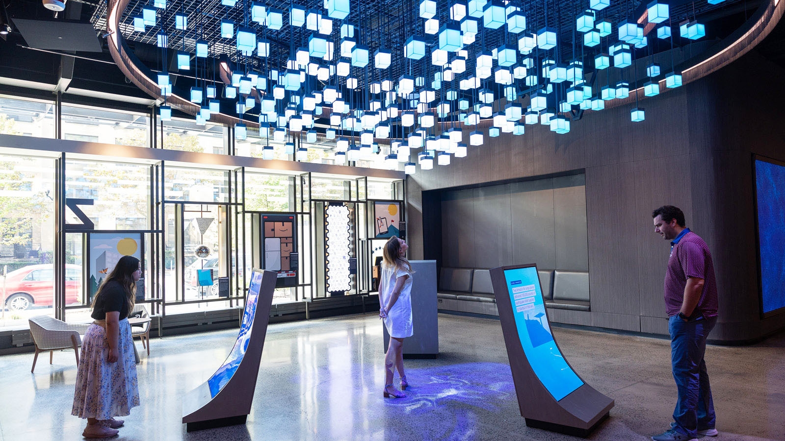 Amazon’s HQ2 opens a new interactive venue where visitors can learn ...